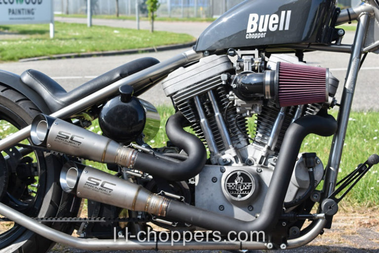 Race uitlaten voor de Buell - L&L Choppers
